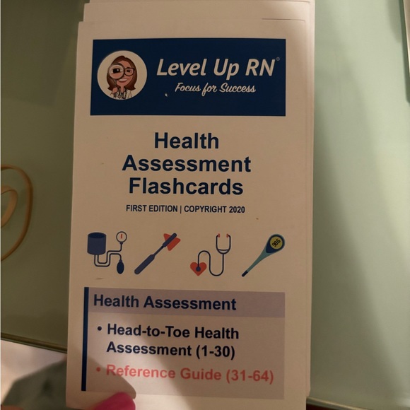 Other | Level Up Rn Health Assessment Flashcards | Poshmark